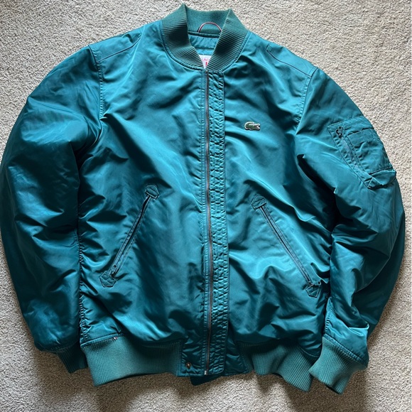 Lacoste | Jackets & Coats | Lacoste Live Lve Bomber Jacket Turquoise ...